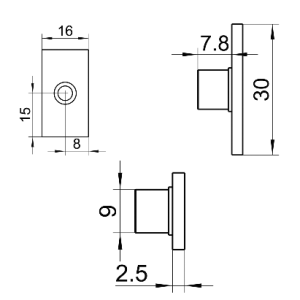 Houssette de maintien pour menuiserie PVC | C2M Avignon